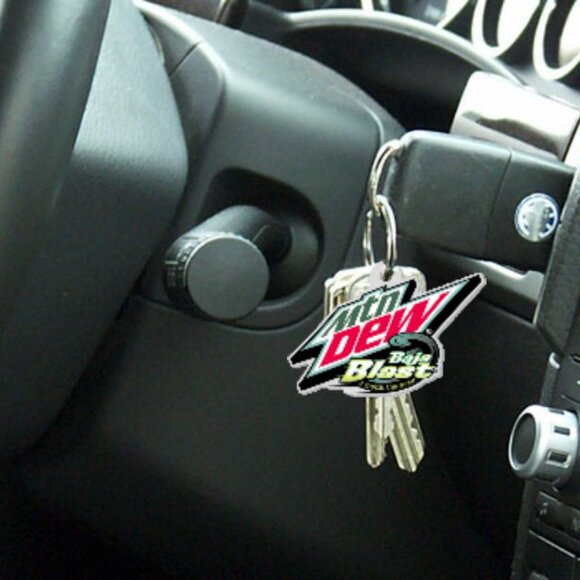 Other | Rare Mtn Dew Baja Blast Keychain Or Backpack Charm Mt Mountain ...